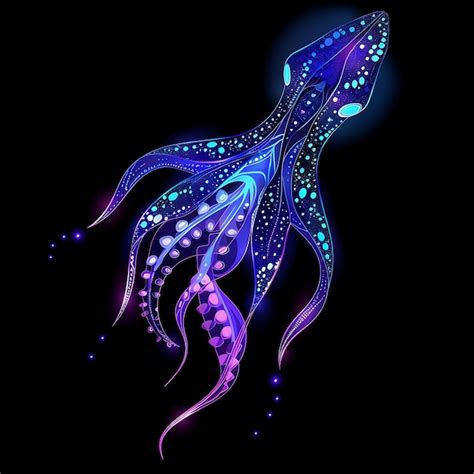 Premium Photo Giant Squid With Tangled Kelp And Iridescent Suckers