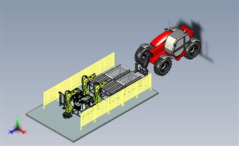 干电池自动化装配与码垛生产线 Parasolid 模型图纸下载 懒石网