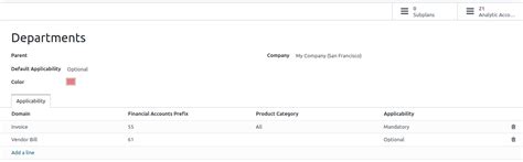 Analytic Accounting — Odoo Saas 18 1 Documentation