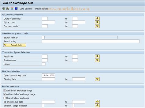 F 25 SAP Tcode Bill Of Exchange List