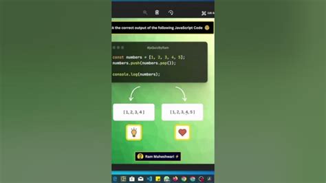 master javascript control in just 30 seconds pop push demystified shorts youtube
