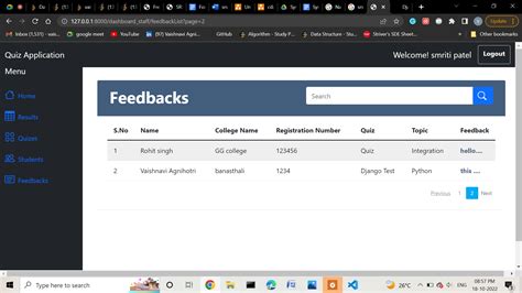 Github Vaishnavi2040quiz Application