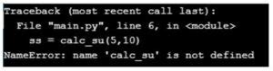 Python Nameerror How Nameerror Works In Python With Examples