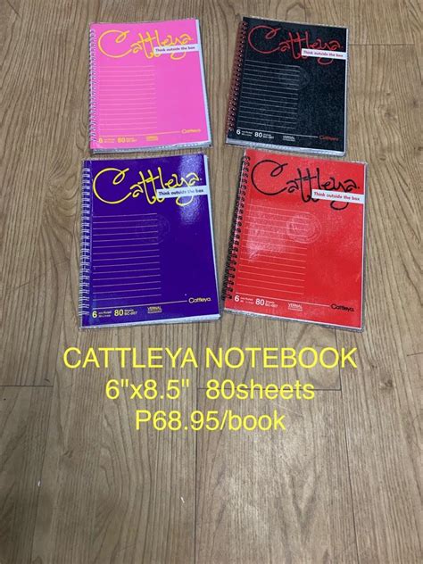 Cattleya Notebook Hobbies And Toys Stationary And Craft Stationery