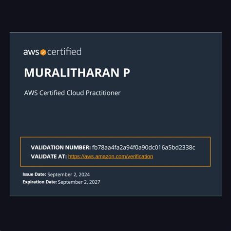 Muralitharan P On Linkedin Aws Cloudcomputing Cloudpractitioner Amazonwebservices