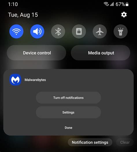 Mb Now Permanently Lives In Android Notification Area Cant Dismiss Why Malwarebytes For