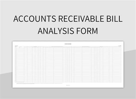 Free Billing Analysis Templates For Google Sheets And Microsoft Excel