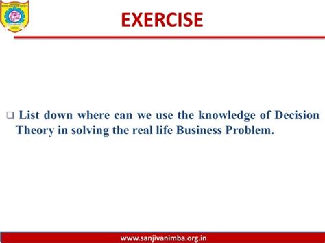 3 1 Introduction Decision Theory PPTX Business Business And Finance