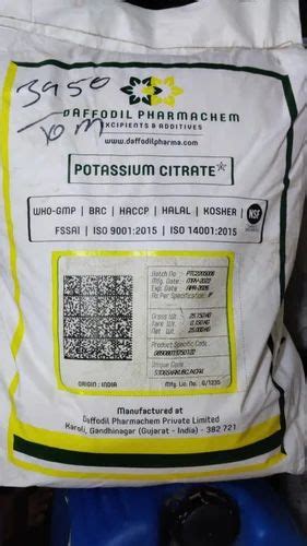 Potassium Citrate At Best Price In Mumbai By Vaibhav Marketing Id