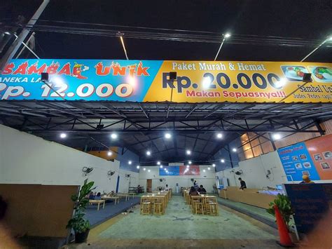 Sambal Unik Kota Tangerang Tangerang Lengkap Menu Terbaru Jam