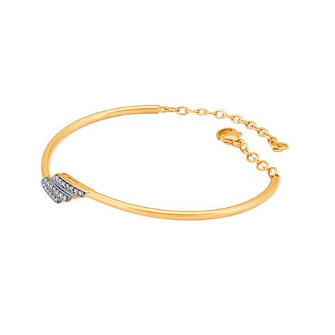 Sparkling Lattice Diamond Bangle