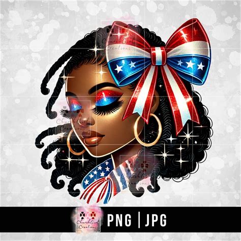 Black Woman Png Black Lady Png Colorful Png African American Fourth