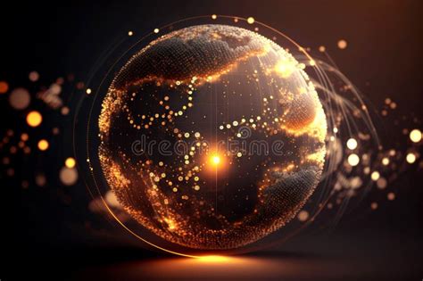 Interconnected World Through Tech Illustrating Digital Innovation And Progress Generative Ai