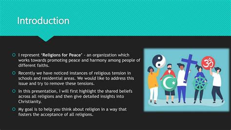 Christianity And Harmony A Presentation About Religious Acceptance Pptx
