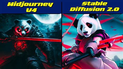 Midjourney V4 Vs Stable Diffusion 20 The Ultimate Comparison 🔥 Youtube