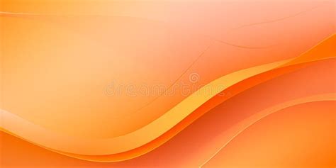 Abstract Orange Wave Background With Smooth Curves And Gradients Editorial Image Illustration