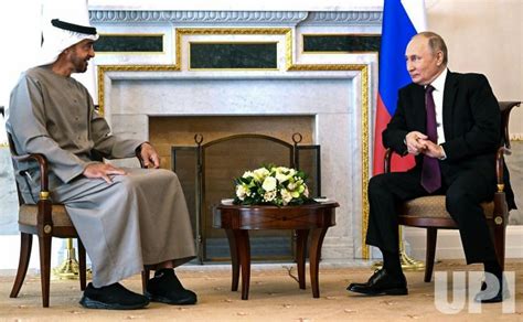 Photo Russias Putin Meets Uae President Sheikh Mohammed Al Nahyan