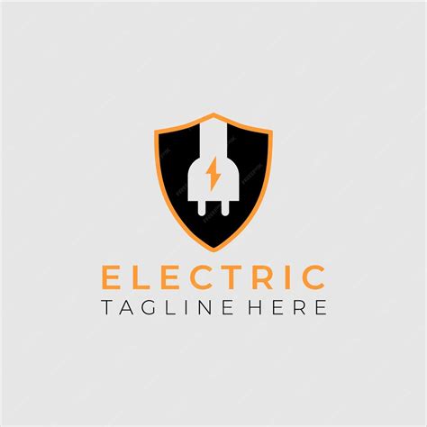 Premium Vector Creative Electric Shield Logo Design Template