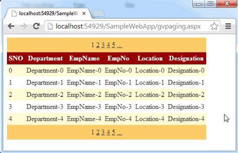 Asp Net Gridview Paging Example Example Sorting Blog