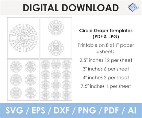 Circle Graph Template Bead Graph Paper Beading Pattern Pdf Svg Worksheets Library