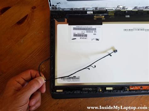 Lenovo Yoga ISK Touchscreen And Display Cable Removal Inside My Laptop