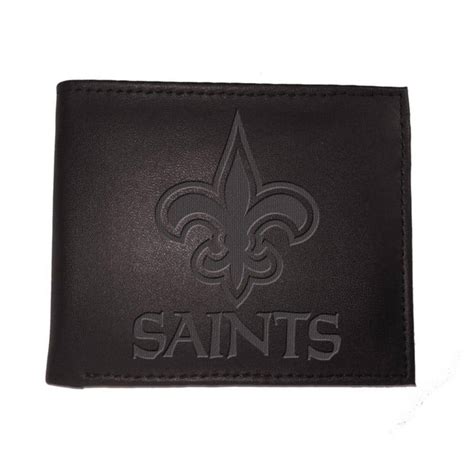 Team Sports America New Orleans Saints Nfl Leather Bi Fold Wallet