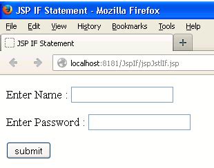 Jsp If Statement