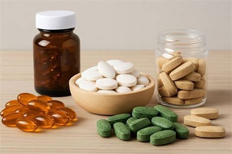 Assorted Vitamins On Table Free Photo Rawpixel