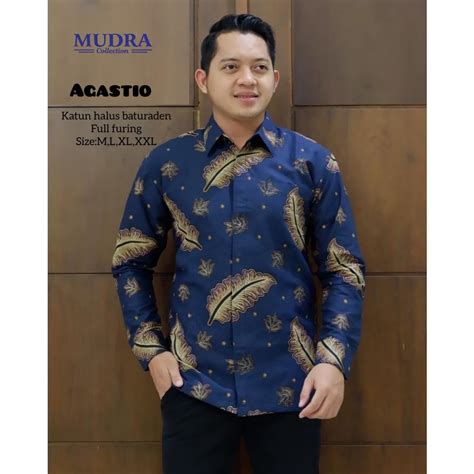 Mudra Collection Batik Men S Long Sleeve Batik Latest Batik