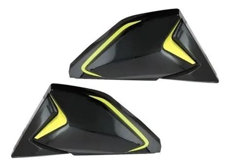 Cubiertas Laterales Izq der Italika Ft150 Ts Negro amarillo Envío gratis