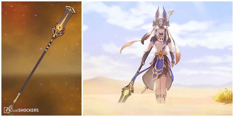 Genshin Impact Staff Of The Scarlet Sands Weapon Guide