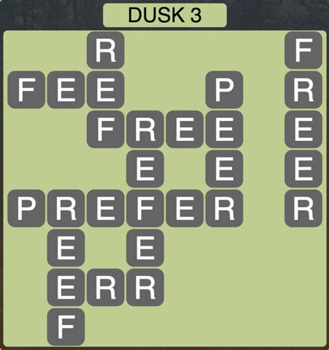 Wordscapes Level 195 Dusk 3 Answer Qunb