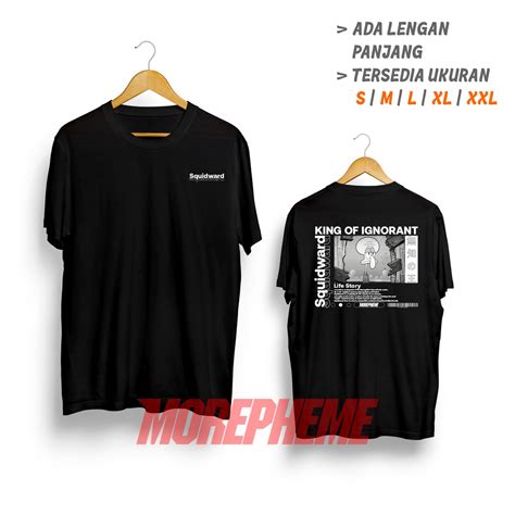 Jual Kaos Squidward King Of Ignorant Spongebob Squarepant Squidward