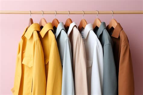 Premium Photo A Group Of Clothes On Swingers