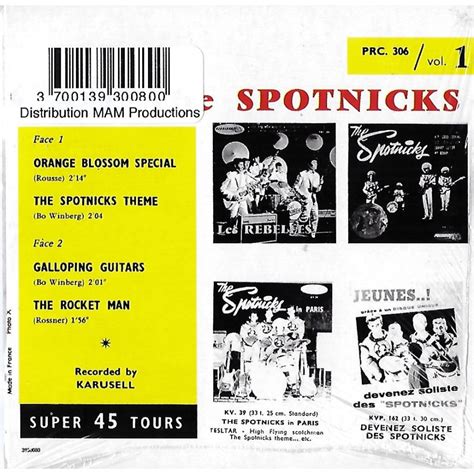 THE SPOTNICKS EP COLLECTION VOL IMPORT CD Leo S Den Music Direct
