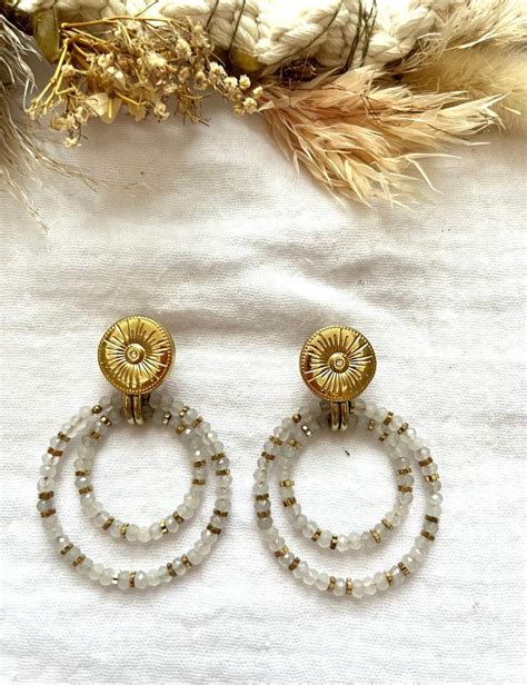 Boucles d oreilles tendance hippie chic ou bohème Boutique Lananas
