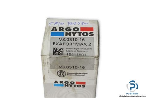 ARGO HYTOS V3 0510 16 FILTER ELEMENT Platinum International
