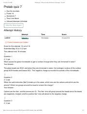 Understanding Physics Concepts In Life Sciences Lab Prelab Quiz Course Hero