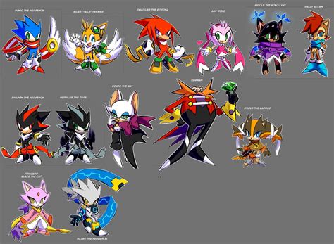 Sonic Characters Wallpapers Top Free Sonic Characters Backgrounds