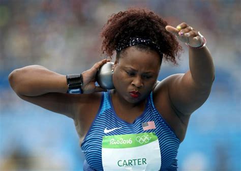 Michelle Carter Stuns Adams To Win Historic Gold In The Womens Shot