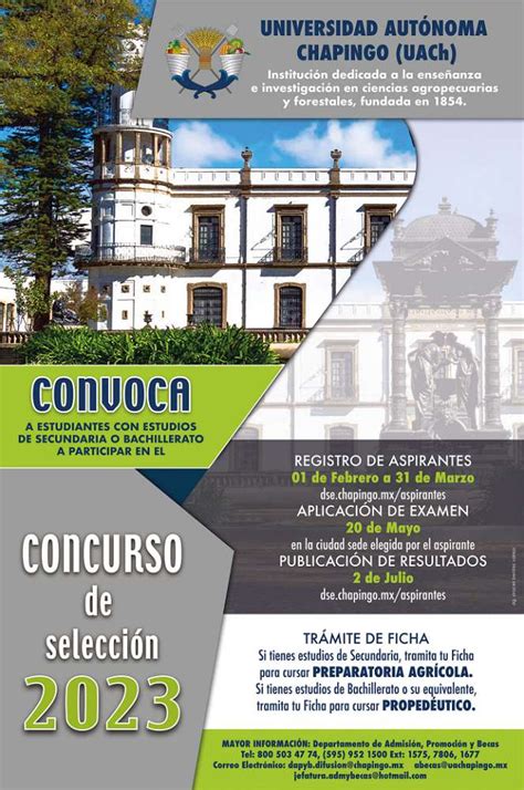 Convocatoria Chapingo 2023 Examen De Ingreso Chapingueros