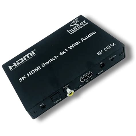 Hunter 8k 4x1 Hdmi 2 1 Switch Input 4 Hdmi Ports Output 1 Hdmi Port At Rs 22000 Active Hdmi