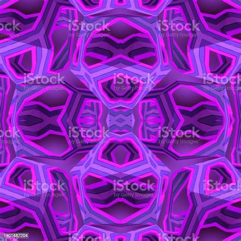 추상적인 기하학적 배경 디자인 요소 창조적 인 Kaleidoscopic 패턴 3d 렌더링 디지털 일러스트레이션 0명에 대한 스톡