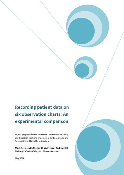 Pdf Recording Patient Data On Six Observation Charts An Experimental