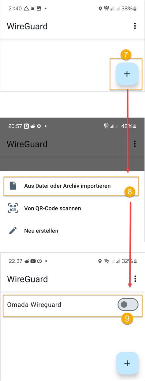 Omada Wireguard VPN Verbindung zu Android einrichten IT Service für Kleinunternehmen