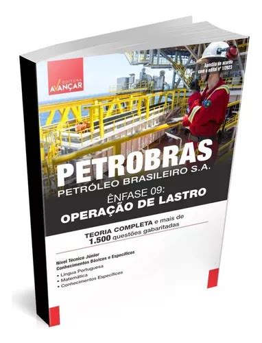 Apostila Petrobras 2024 Operação De Lastro Ênfase 9 Frete Grátis
