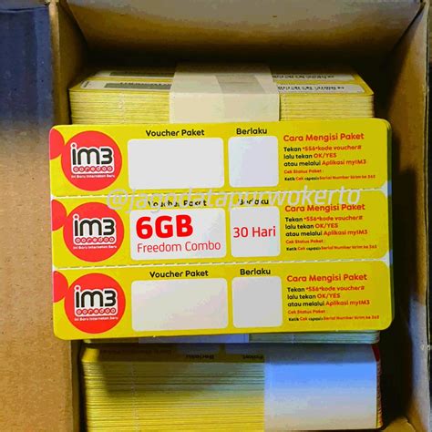 Voucher Paket Data Indosat Freedom Combo Gb Shopee Indonesia