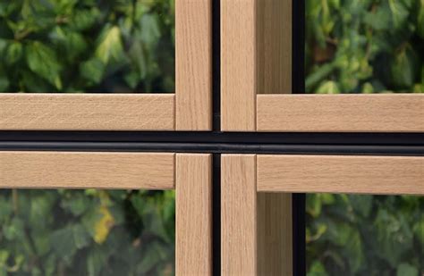 Holz Metall Elementfassade