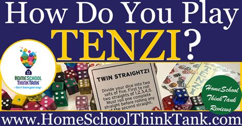 tenzi game and review how do you play tenzi math game homeschool
