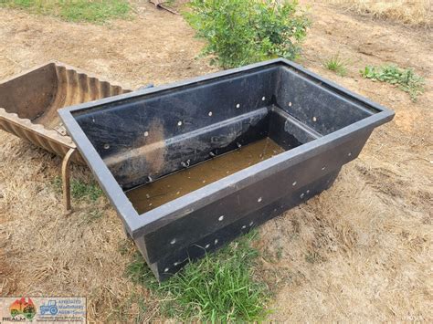 1877 18 Teat Square Milk Feeder And Small Feed Trough Girgarre Vic Ama Group Australia